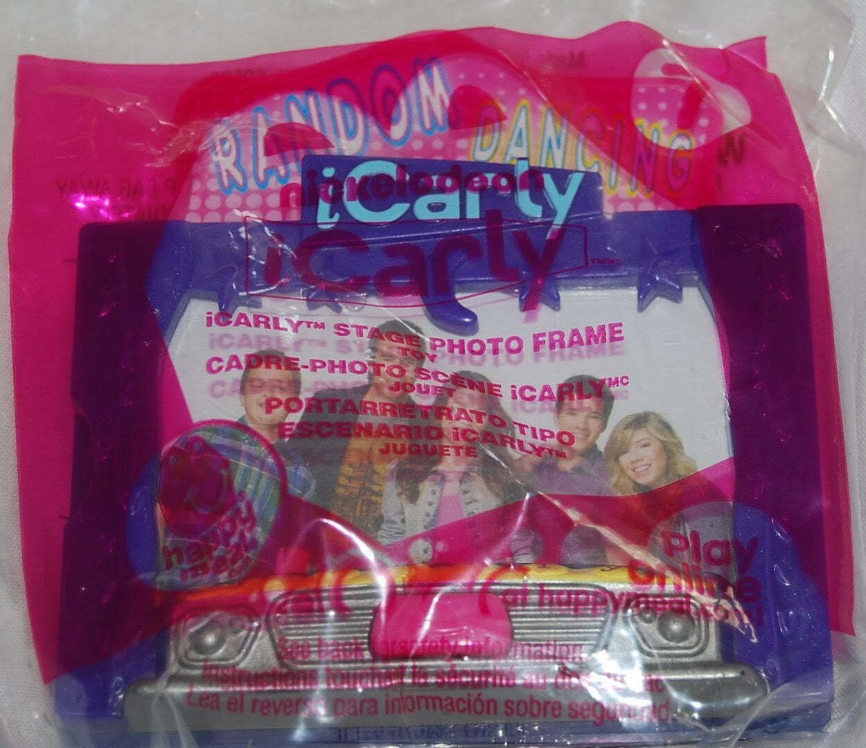 McDonald's 2011 iCarly Stage Photo Frame Toy #7