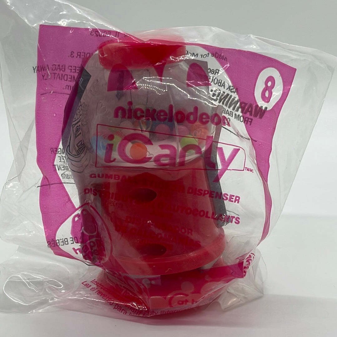 McDonald's 2011 iCarly Gumball Sticker Dispenser #8 Toy