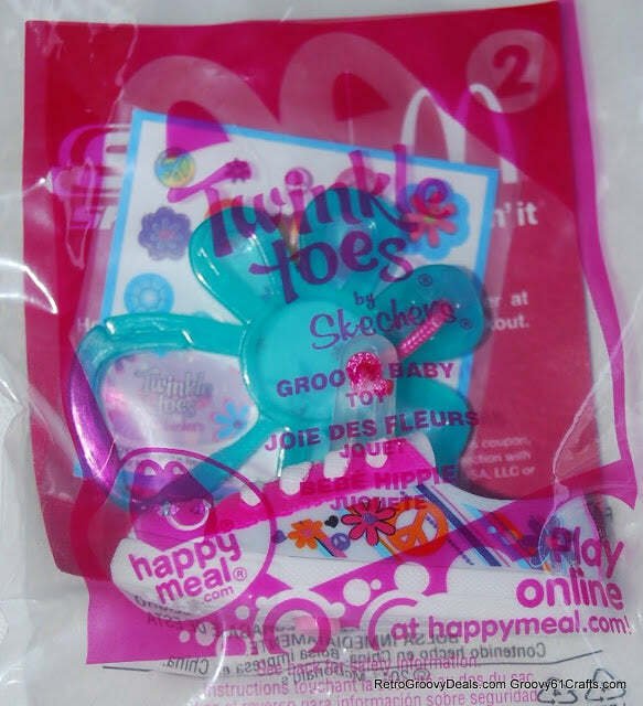 McDonald's 2011 Skechers Twinkle Toes Groovy Baby Blue Toy #2