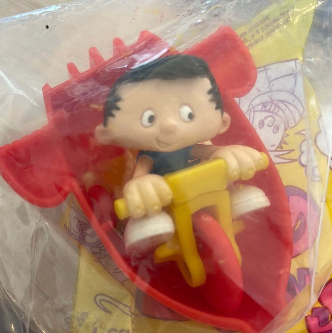 McDonald's 1993 Bobby's World 3-Wheeler Spaceship Red Toy