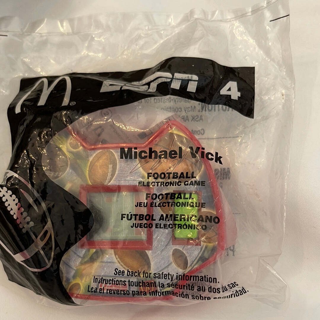 McDonald's 2004 ESPN Michael Vick Electronic Football Game Toy #4