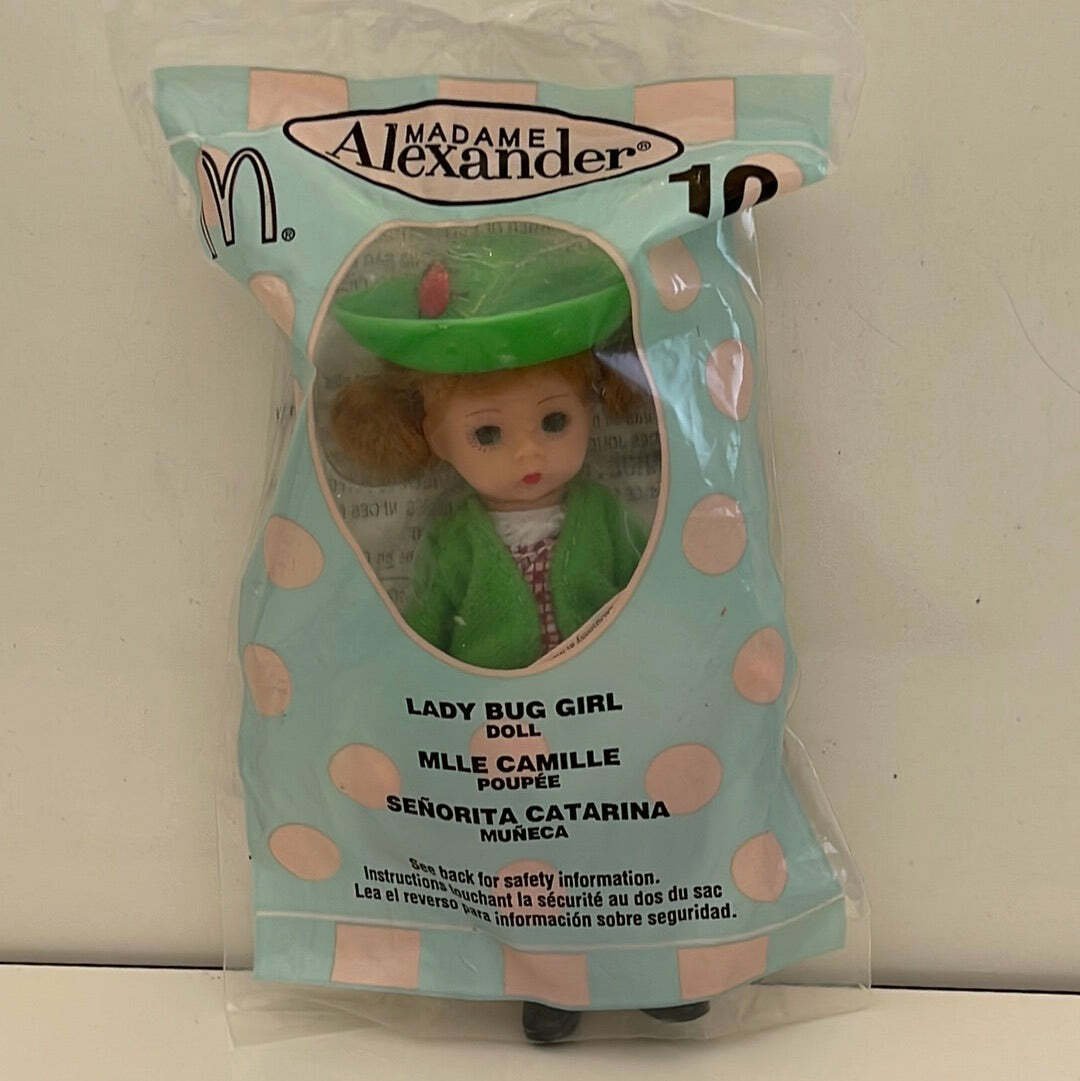 McDonald's 2003 Madame Alexander Lady Bug Toy #10 Green Hat