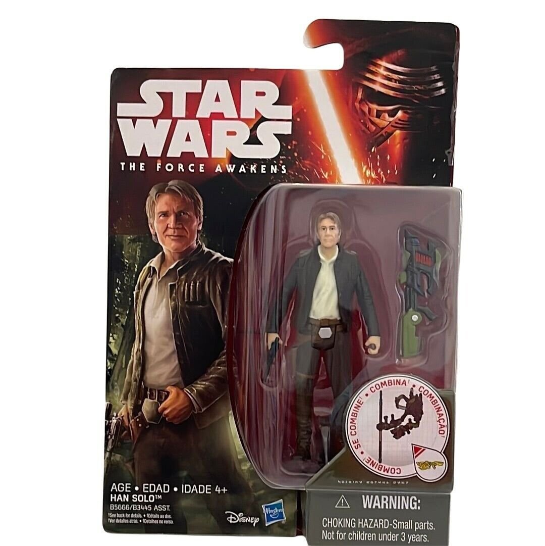 Hasbro Disney Star Wars The Force Awakens Han Solo Jungle Mission ...