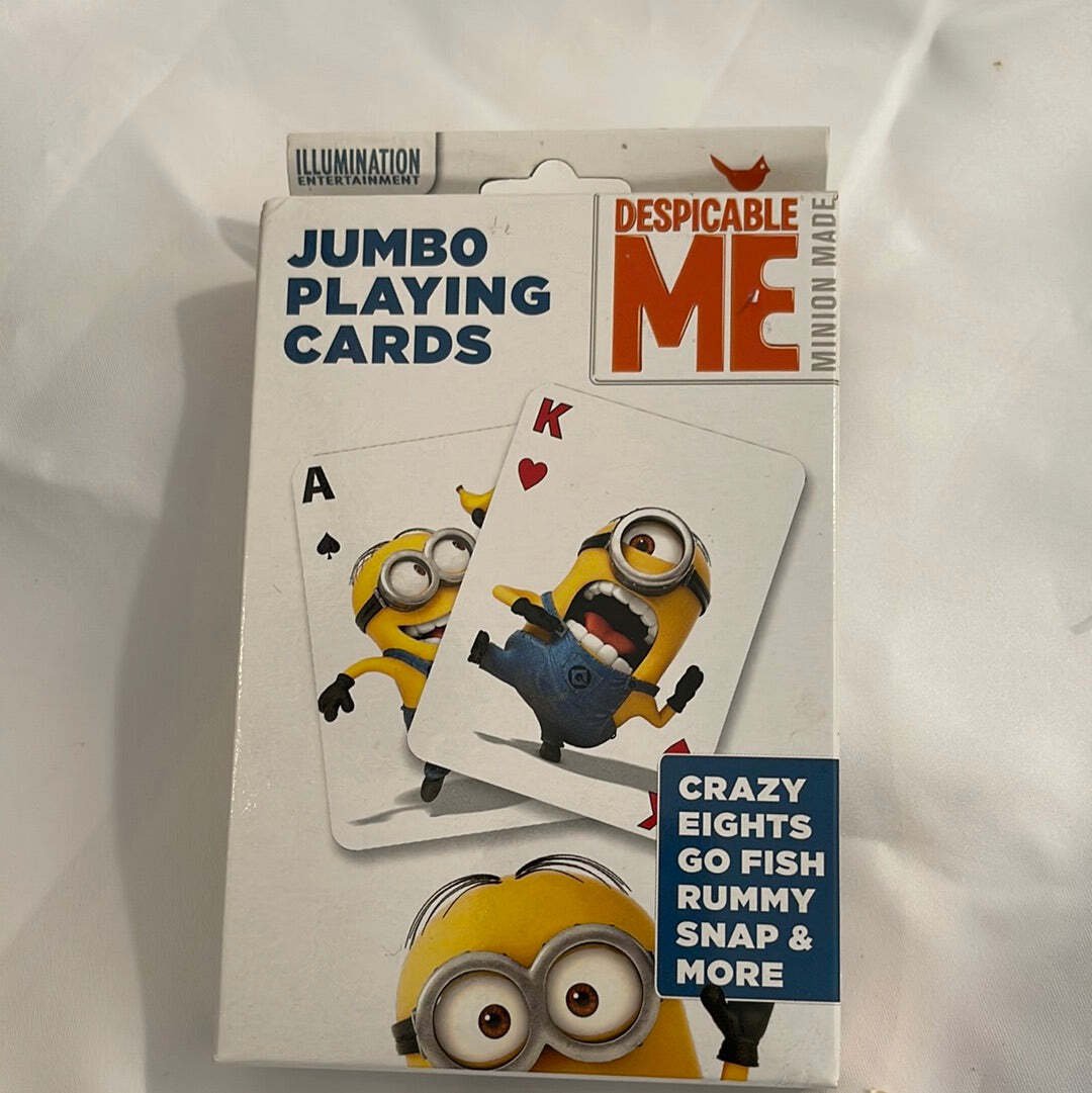 Illumination Despicable Me Minion Jumbo Playing Cards Crazy 8's Go Fish ...