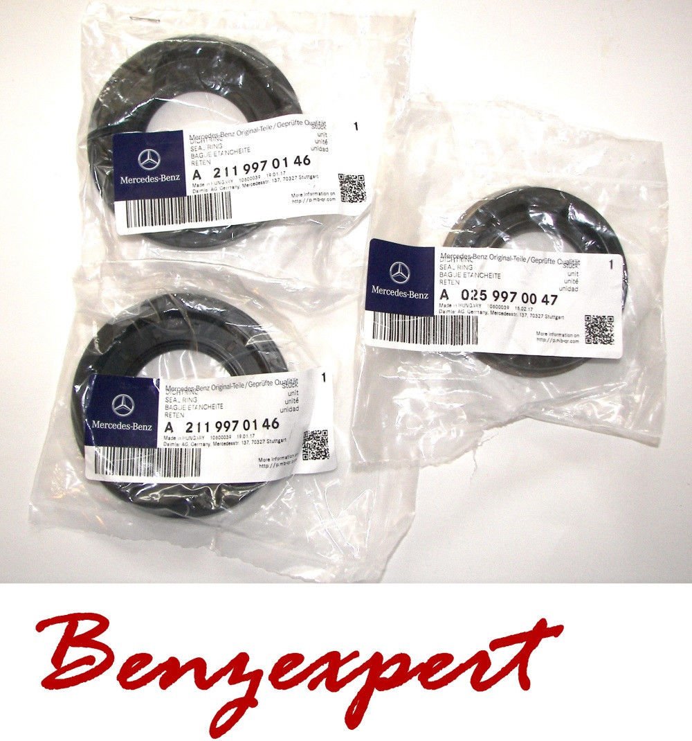 MERCEDES OEM 07-16 4matic E350 GLK Rear Differential Seals 2119970146 ...