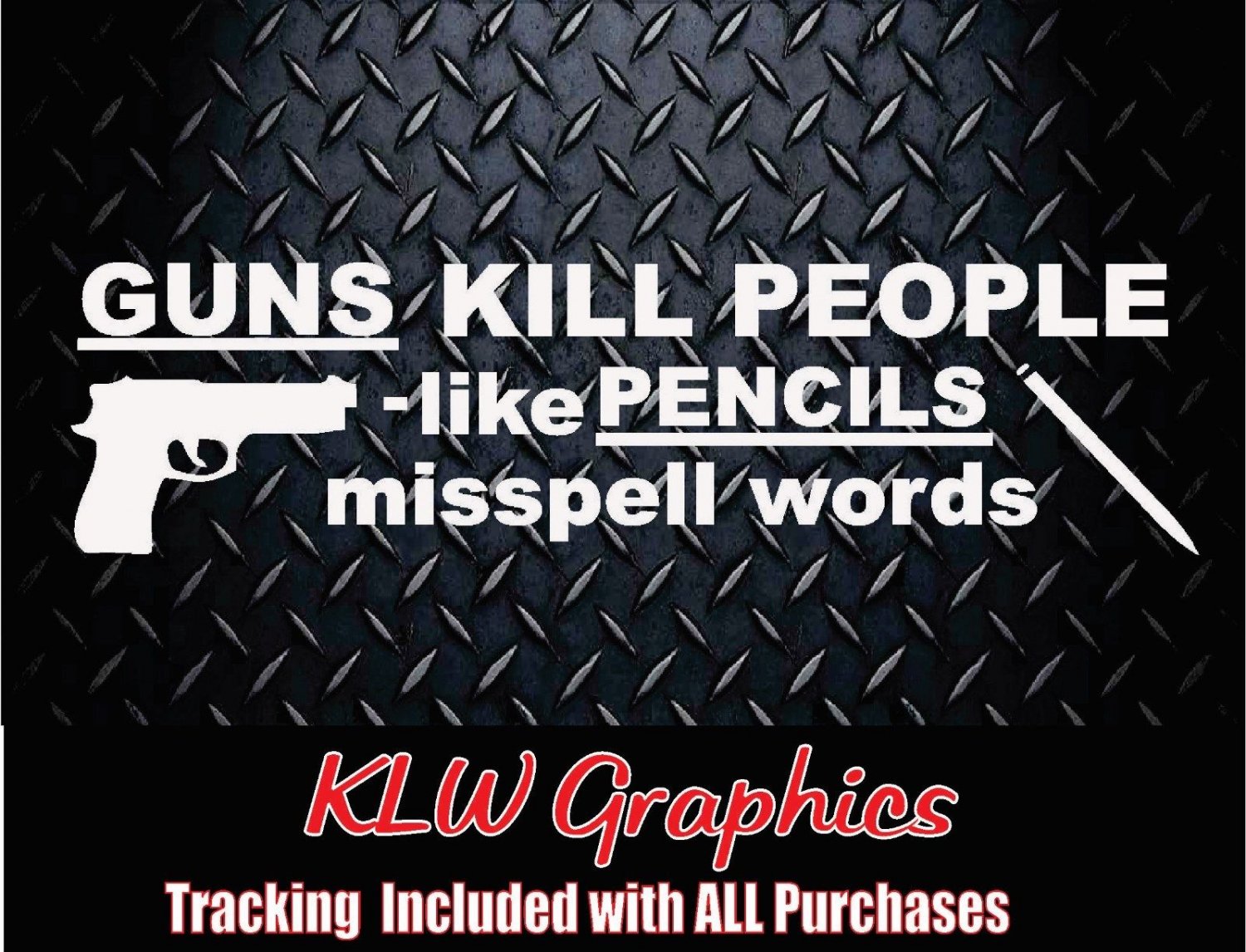Guns kill people * Vinyl Decal Sticker Car Truck Funny JDM 4x4 Turbo ...