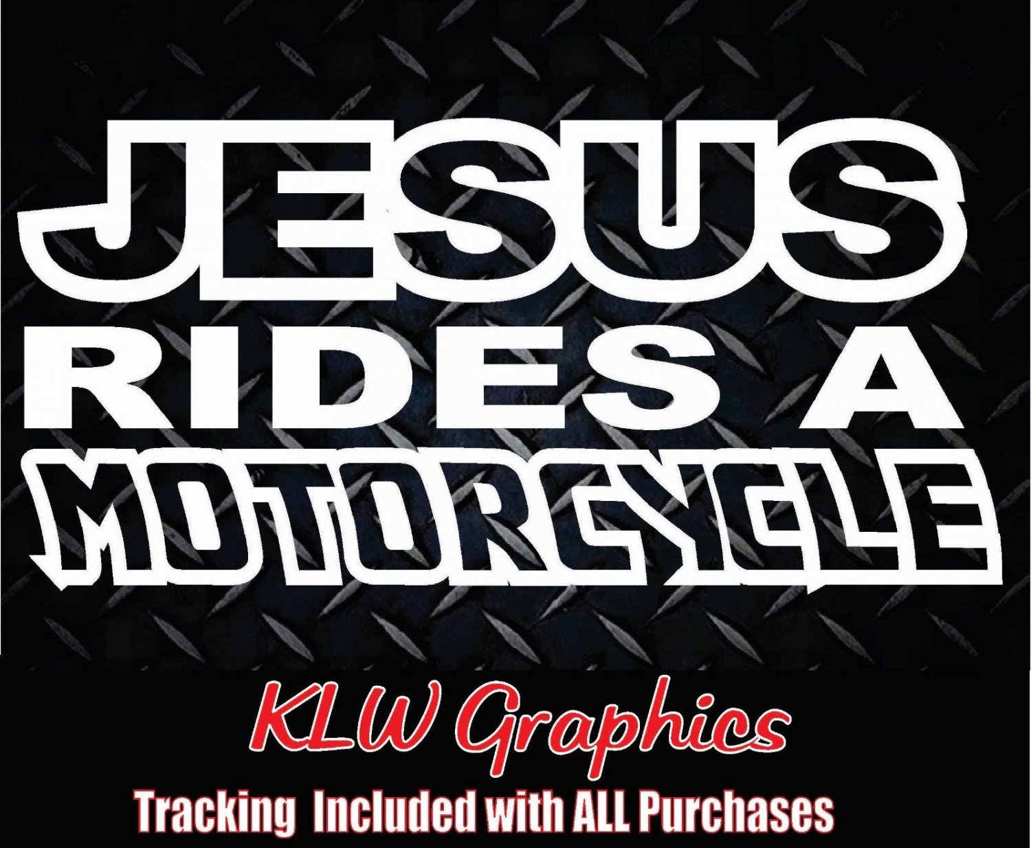 Jesus rides a Motorcycle *Vinyl decal Sticker Window Diesel Truck BIKE ...