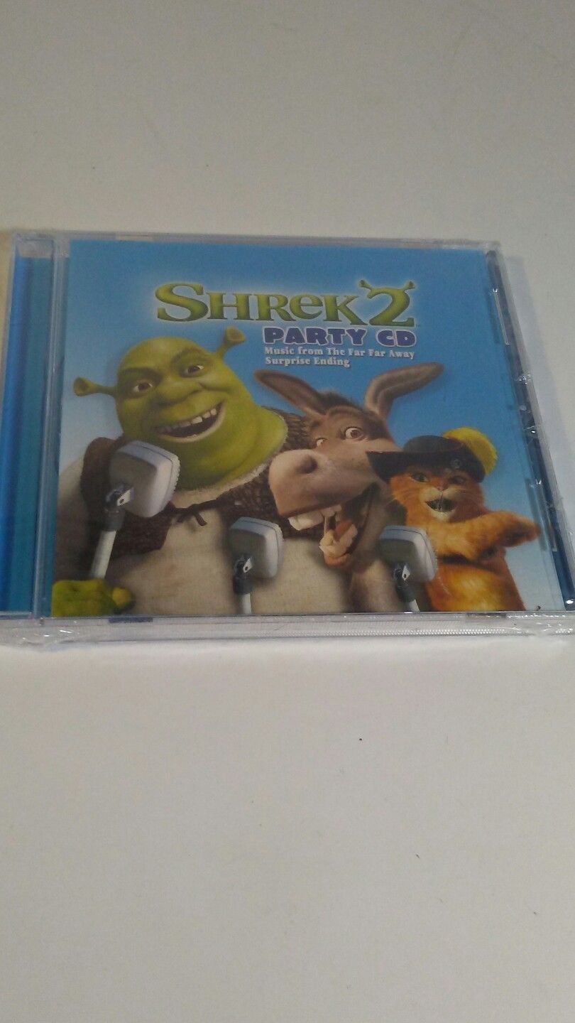 SHREK 2 Party CD with 6 Karaoke Bonus Tracks-- SEALED