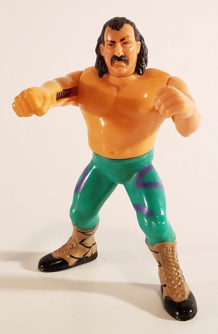 WWF HASBRO SERIES 1 JAKE THE SNAKE ROBERTS FIGURE 1990