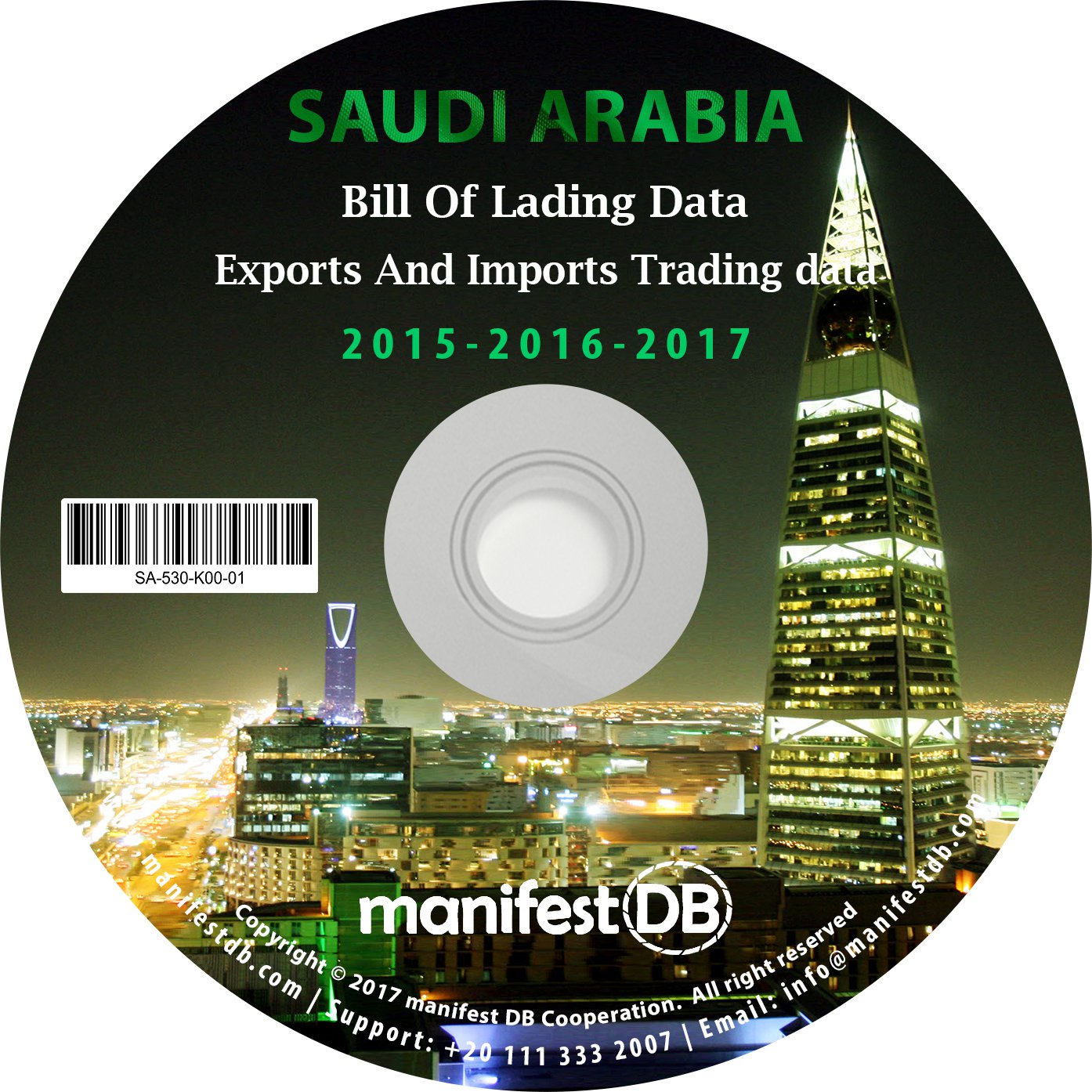 Saudi Arabia Exports and Imports Trading | Bill of lading data Disk
