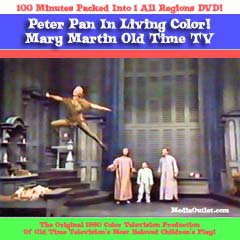 Peter Pan Mary Martin 1960 Color TV Show DVD