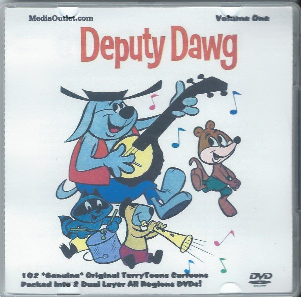 Deputy Dawg DVD Set 2 Discs Complete TerryToons Cartoon Series