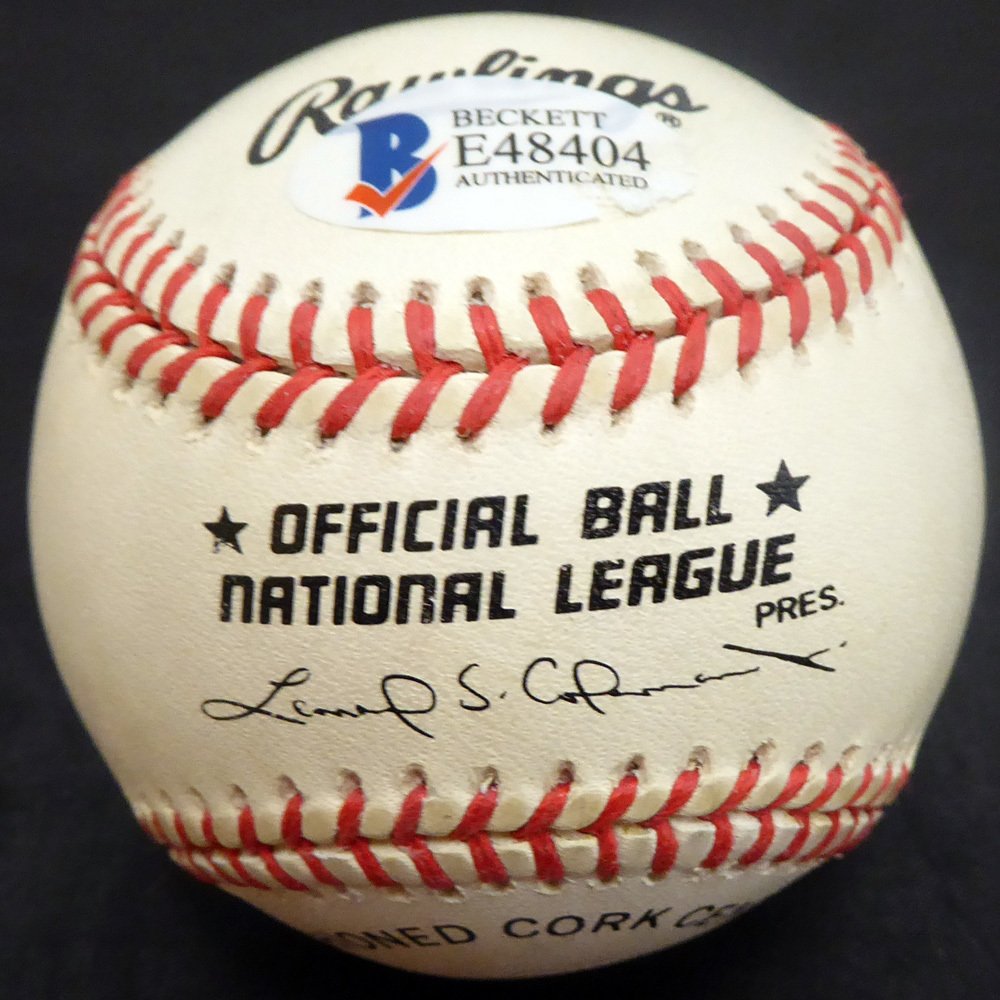 Joe Pepitone New York Yankees Signed Autographed Baseball BECKETT