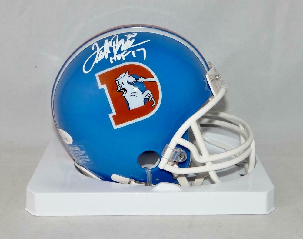 Terrell Davis Autographed Signed Denver Broncos Mini Helmet JSA