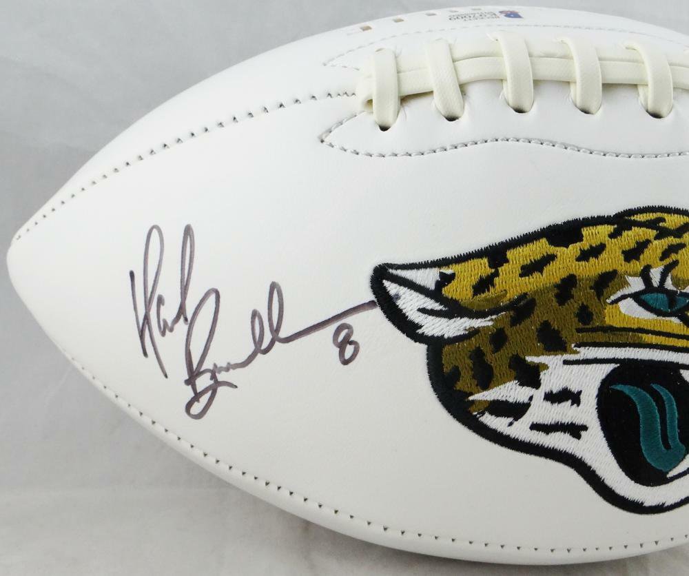 Mark Brunell Autographed Signed Jacksonville Jaguars Logo Football BECKETT