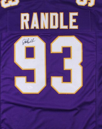 John Randle Autographed Signed Minnesota Vikings Jersey JSA