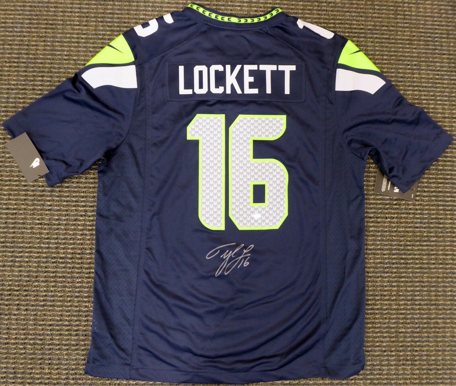 Tyler Lockett Signed Autographed Seattle Seahawks Nike Jersey COA