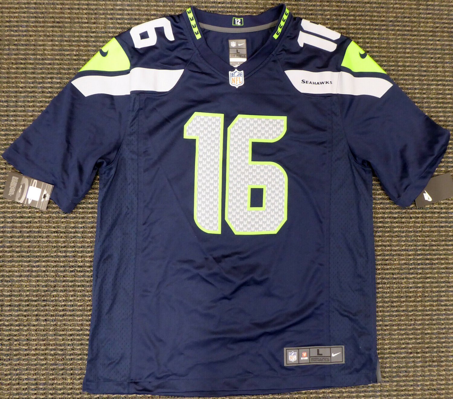 Tyler Lockett Signed Autographed Seattle Seahawks Nike Jersey COA