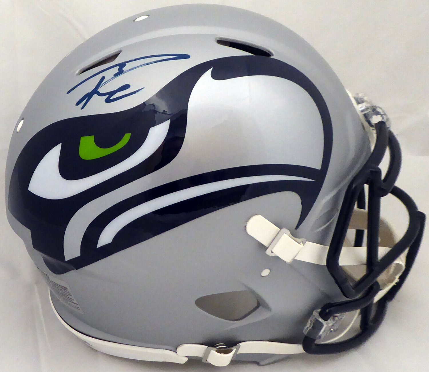 Russell Wilson Signed Autographed Seattle Seahawks FS AMP Helmet RW COA
