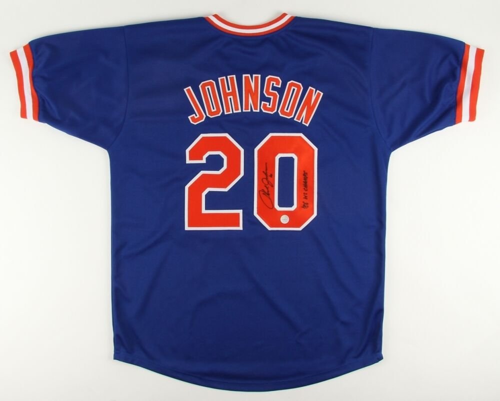 Howard Johnson Signed Autographed New York Mets Jersey COA