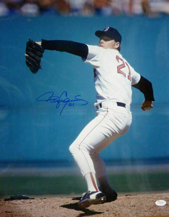 Roger Clemens Red Sox Signed Autographed 16x20 Photo JSA