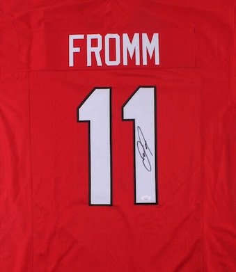Jake Fromm Signed Autographed Georgia Bulldogs Jersey JSA