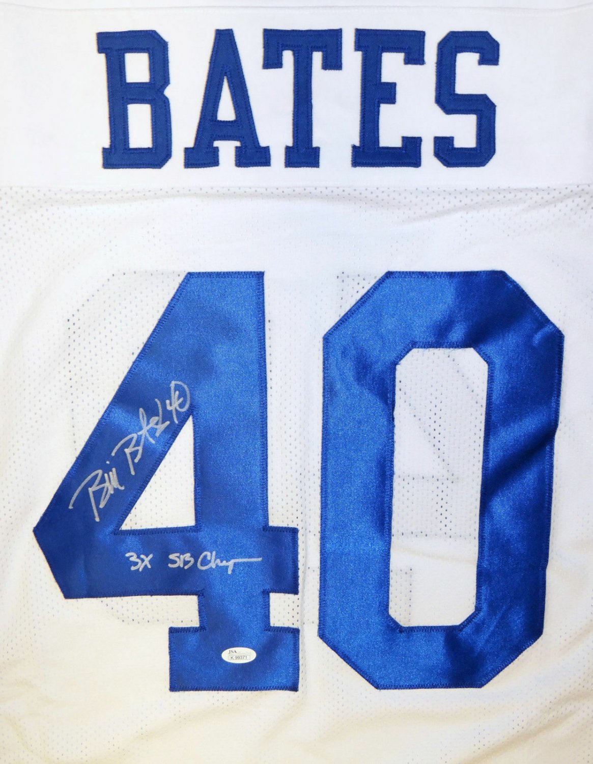 Bill Bates Autographed Signed Framed Dallas Cowboys Jersey JSA