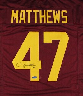 Clay Matthews Signed Autographed USC Trojans Jersey RADTKE