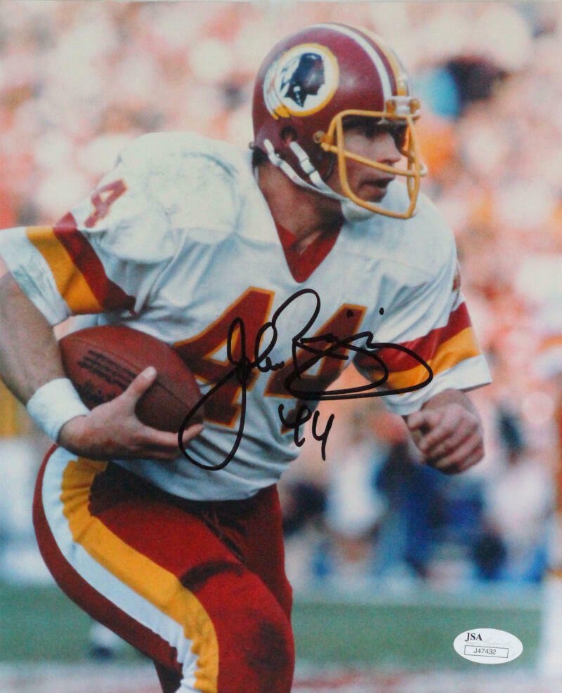 John Riggins Autographed Signed Washington Redskins 8x10 Photo JSA