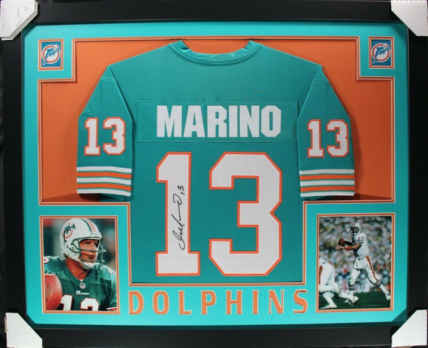 Dan Marino Autographed Signed Framed Miami Dolphins Jersey JSA