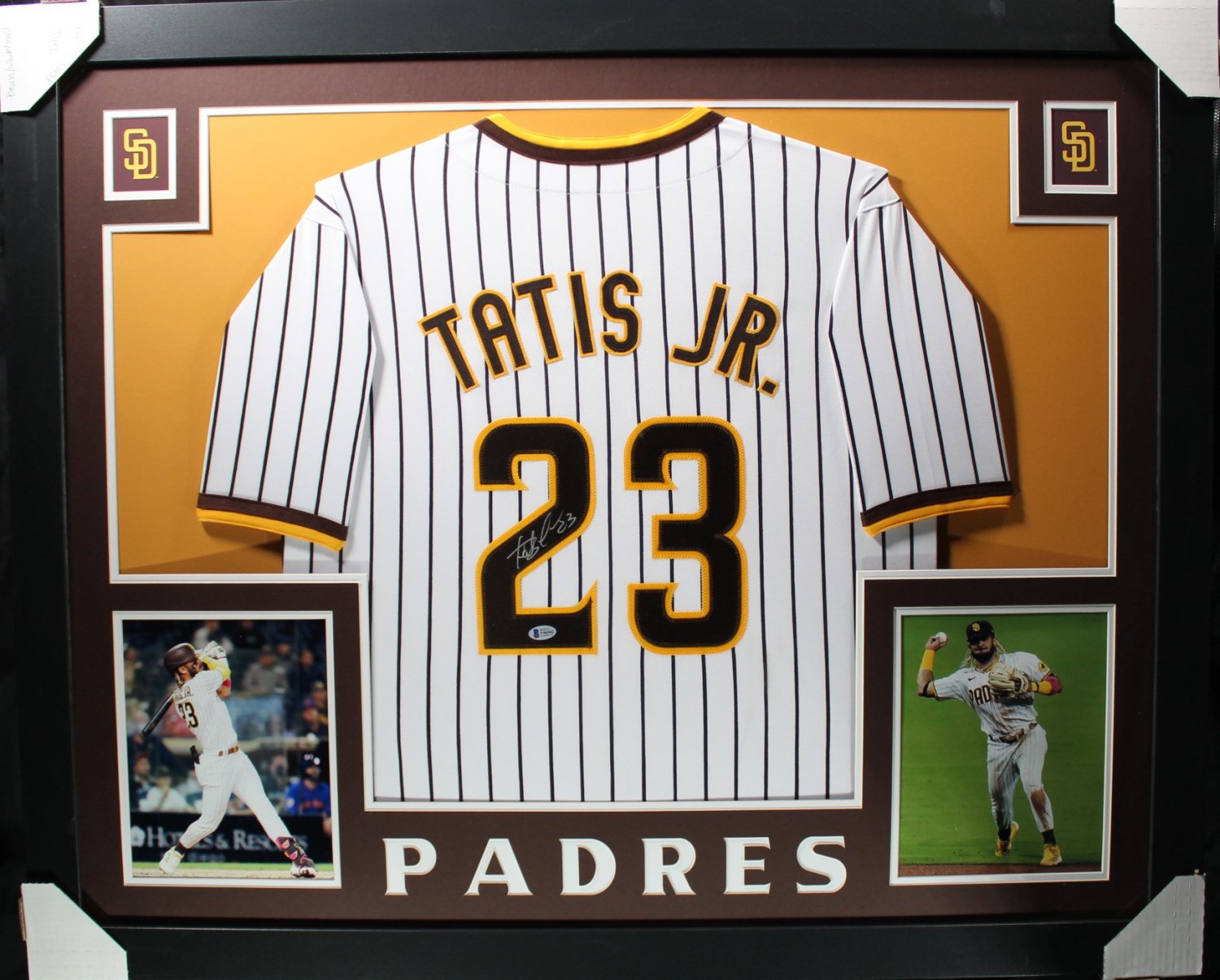 Fernando Tatis Jr. Autographed Signed Framed San Diego Padres Jersey BECKETT