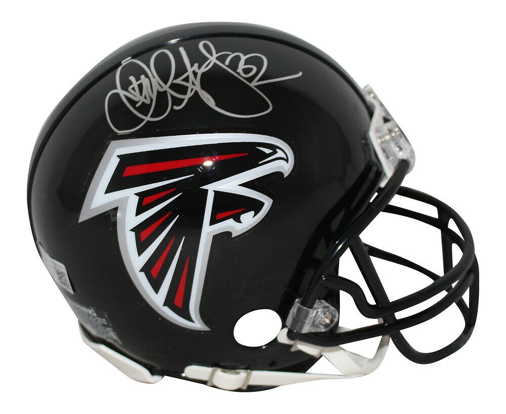 Jamal Anderson Signed Autographed Atlanta Falcons Mini Helmet BECKETT