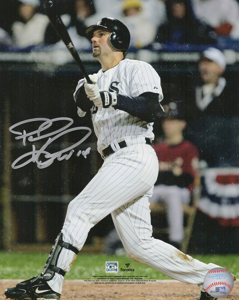 Paul Konerko Signed Autographed White Sox 8x10 Photo SCHWARTZ