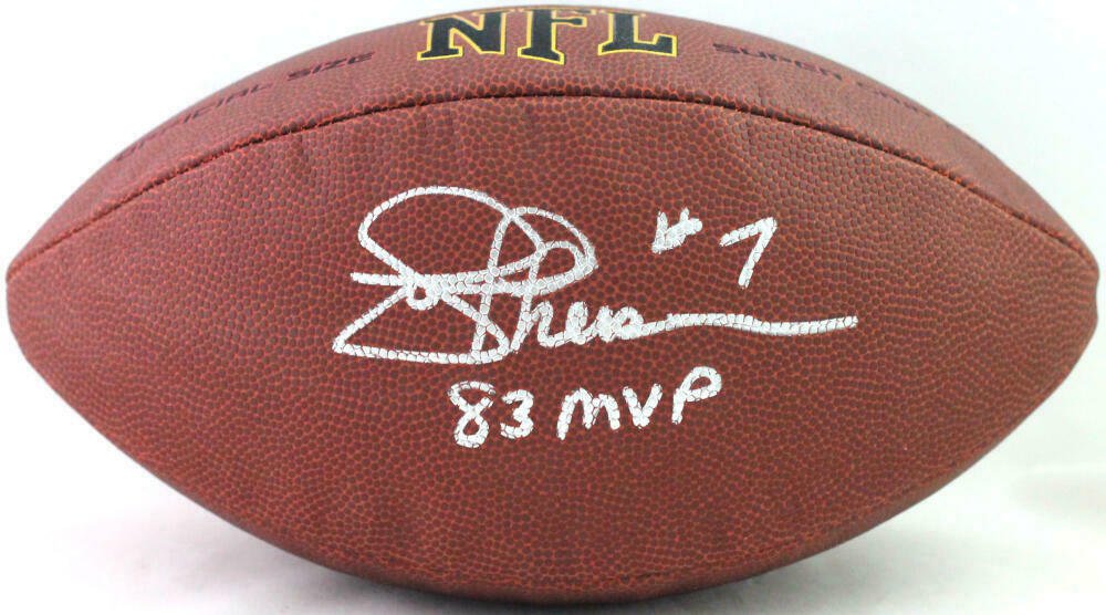 Joe Theismann Washington Autographed Signed NFL Football JSA
