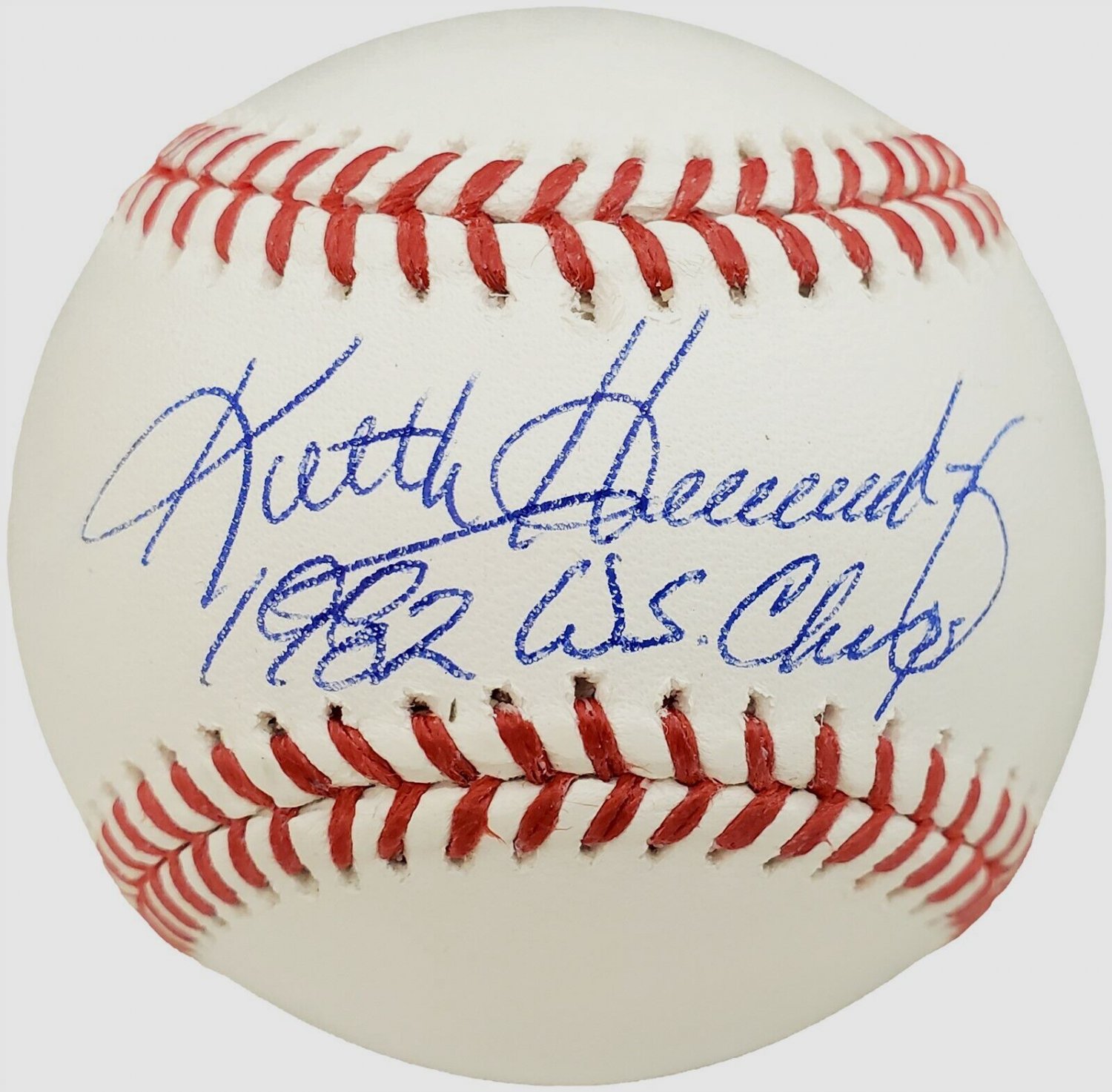 Keith Hernandez Cardinals Signed Autographed Official Baseball BECKETT