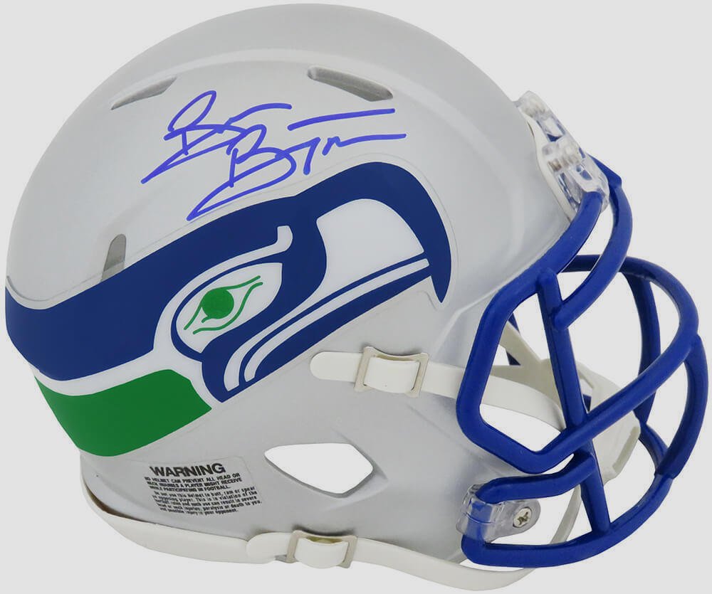 Brian Bosworth Autographed Signed Seattle Seahawks Mini Helmet SCHWARTZ
