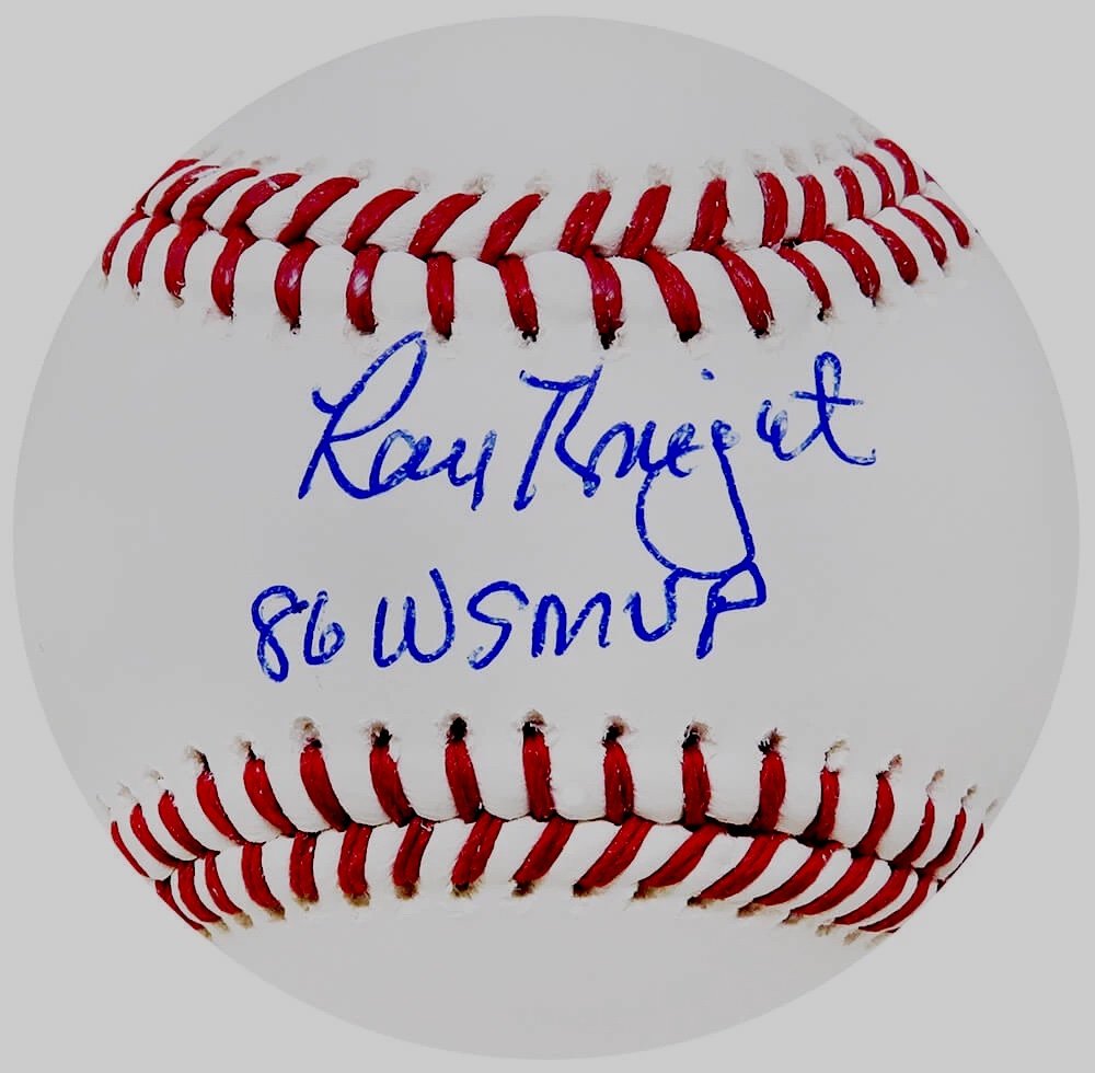 Ray Knight New York Mets Signed Autographed 86 MVP Baseball SCHWARTZ