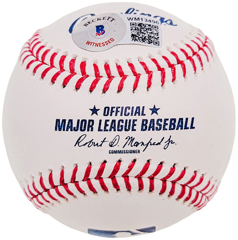 Manny Ramirez Indians Red Sox Autographed Signed Baseball BECKETT