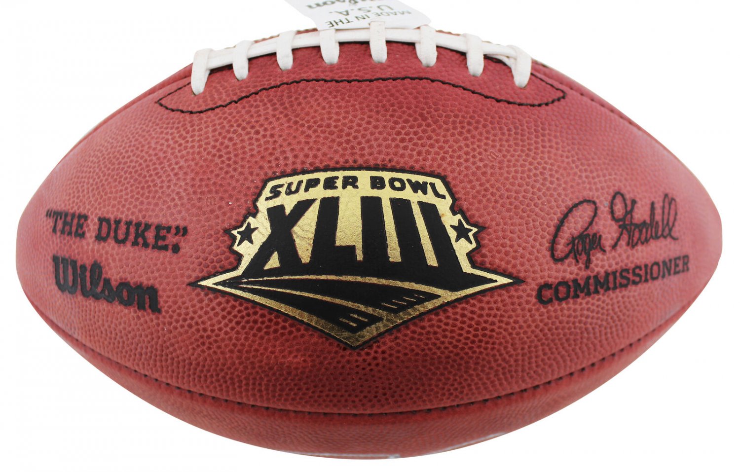 Troy Polamalu Steelers Autographed Signed SB XLIII Football BECKETT