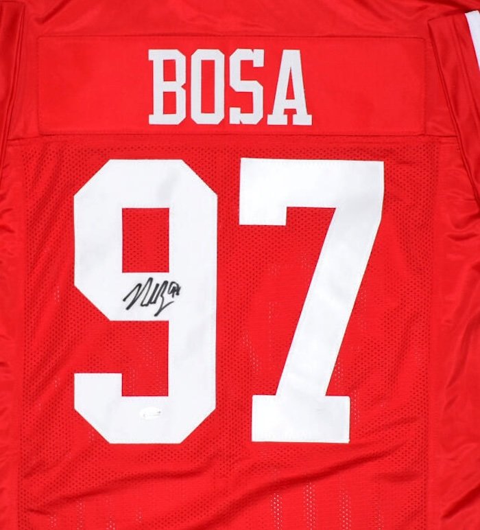 Nick Bosa Autographed Signed San Francisco 49ers Jersey BECKETT