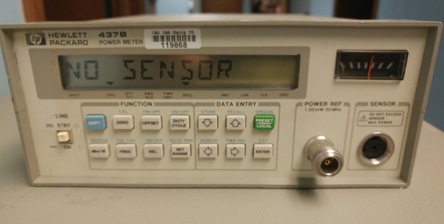 HP Agilent Keysight 437B Power Meter OPT 002 quantity free shipping