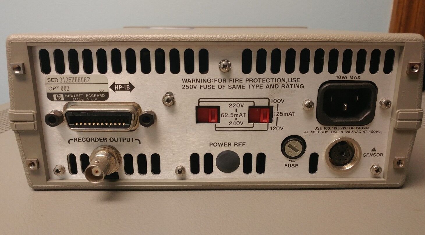 HP Agilent Keysight 437B Power Meter OPT 002 quantity free shipping