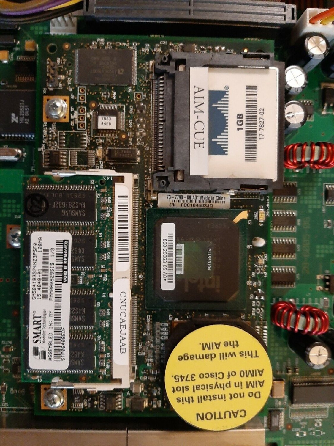 Cisco AIM-CUE Voice Interface Card for 2800 Series Routers 73-7790-08 quantity