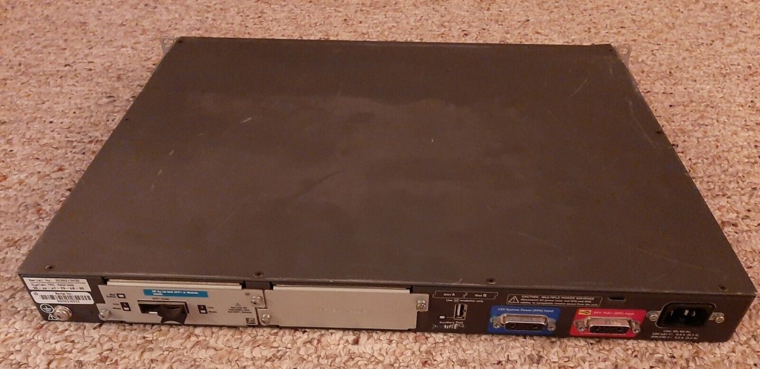 HP ProCurve J9148A 2910al-48G-PoE+ Gigabit Ethernet Switch 1 x J9008A