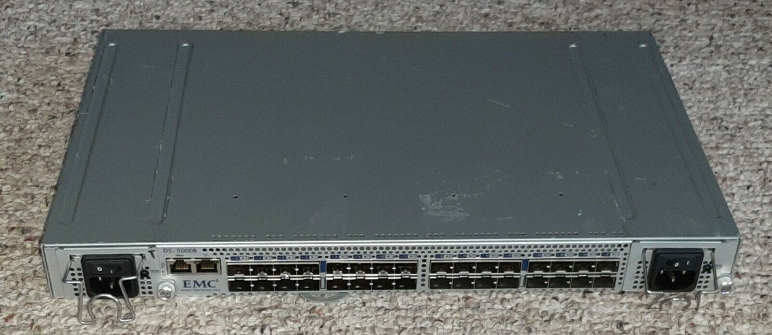 EMC DS-5000B Brocade 5000 100-652-505 32 Port Fibre Channel Switch qty ...