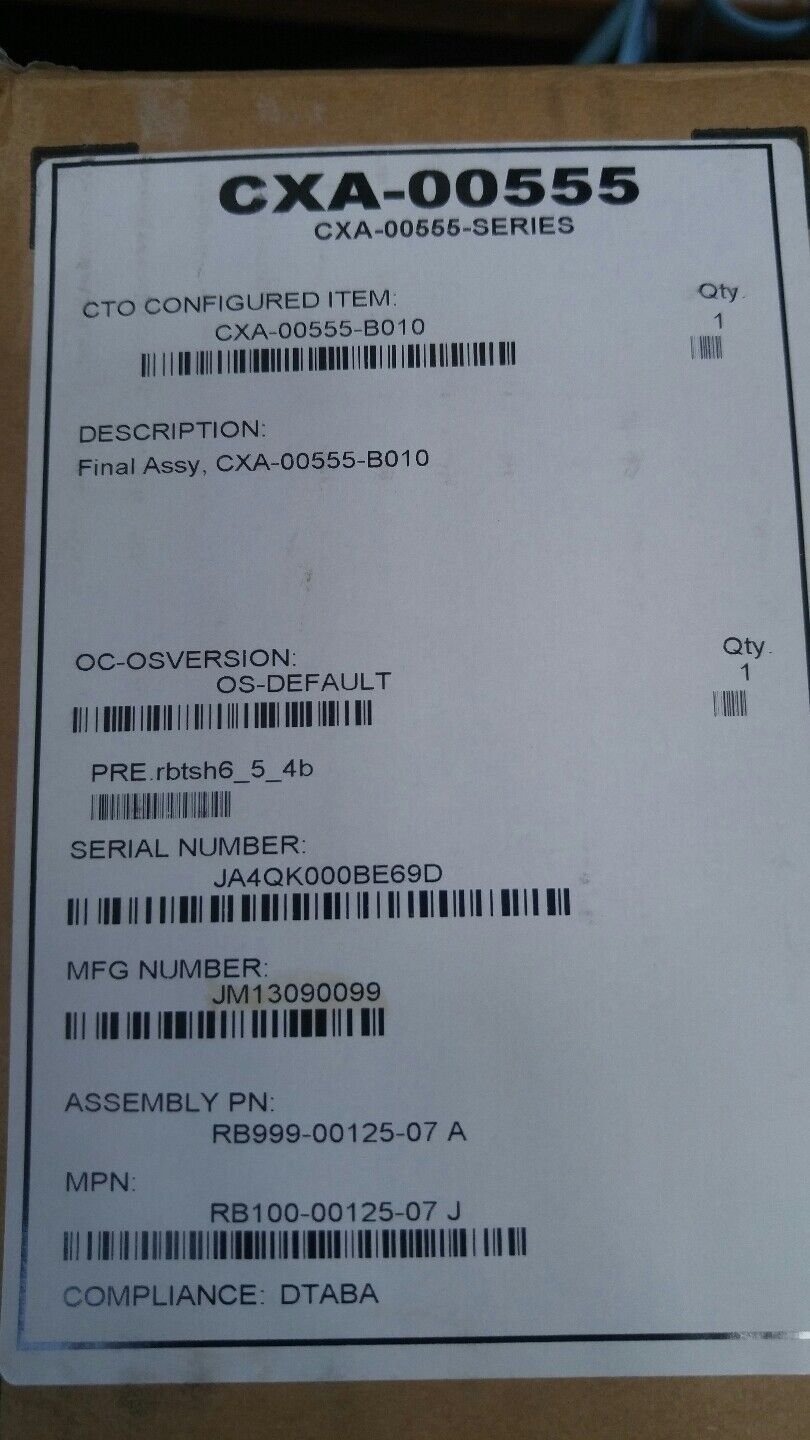 Riverbed Steelhead CX 555 CXA-00555-B010 new quantity free shipping