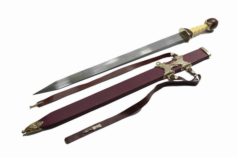 Maximus Roman Gladiator Sword Medieval Gladius w/ Scab