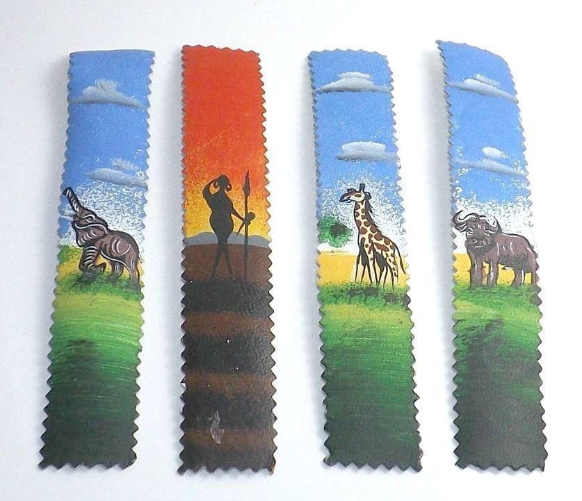 Paper African Safari Bookmarks (Per Three)