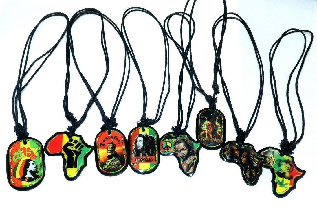 15" Reggae Pendant Necklaces