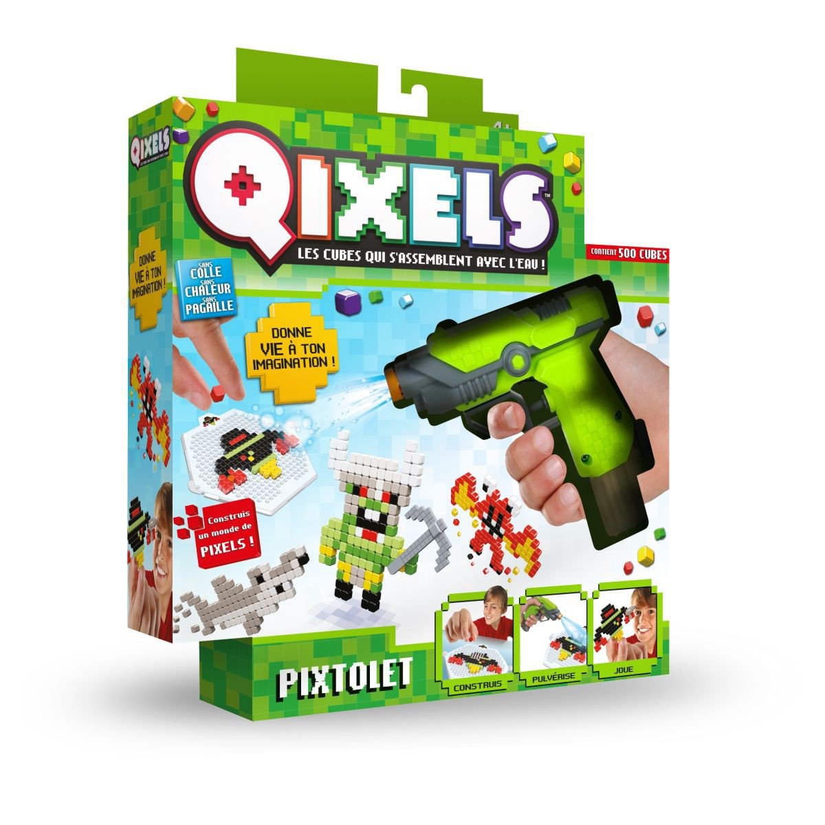 Qixels The Cubes That Join With Water Fuse Blaster
